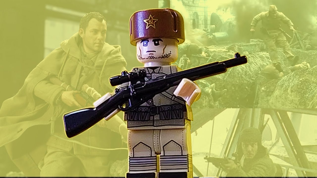 Unofficial LEGO WW2 Russian Soldiers | Minifig - YouTube