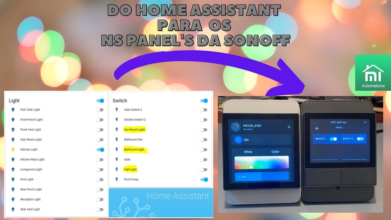 Do Home Assistant para os NS Panel's da @SONOFF - YouTube