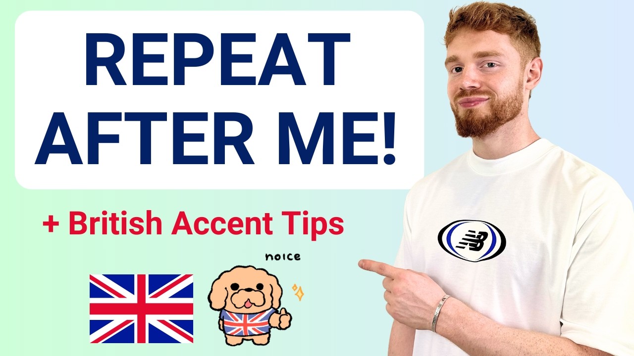 Improve Your British Accent & Speaking Skills! *MODERN RP SHADOWING ...