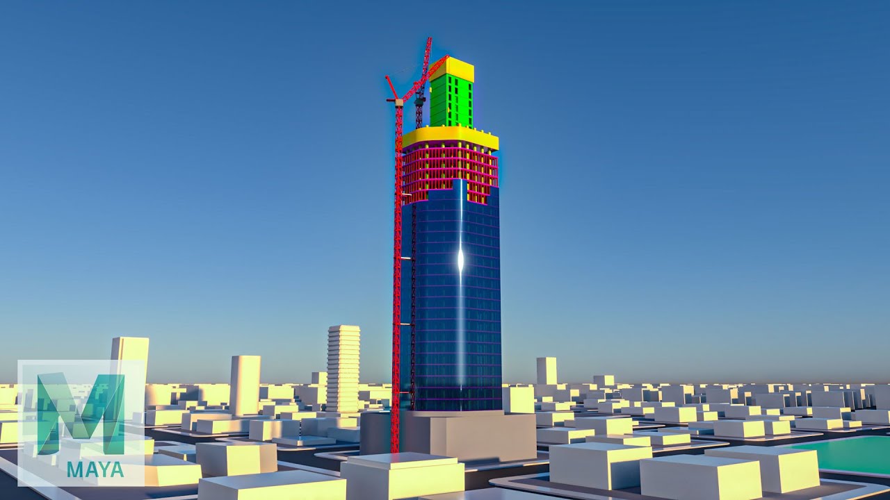 Autodesk Maya 'Construction' Speed Artwork - YouTube