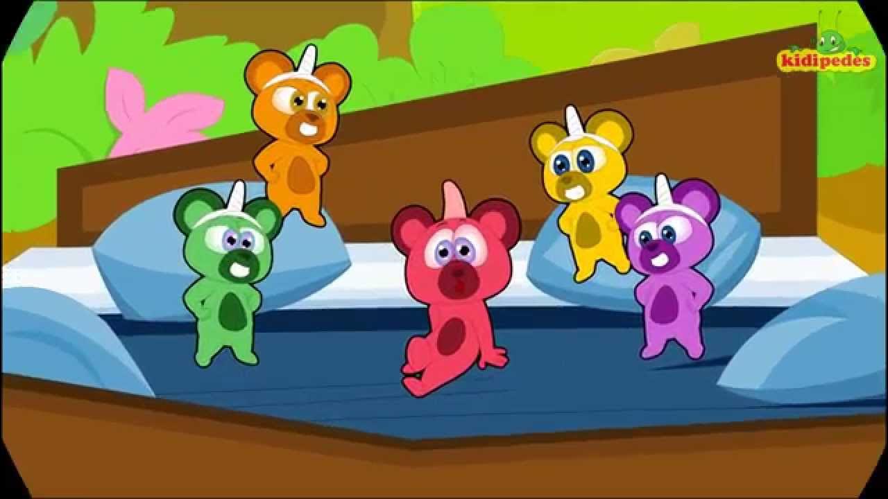 Five Little Teddy Bears - Popular #NurseryRhymes Collection I Children ...