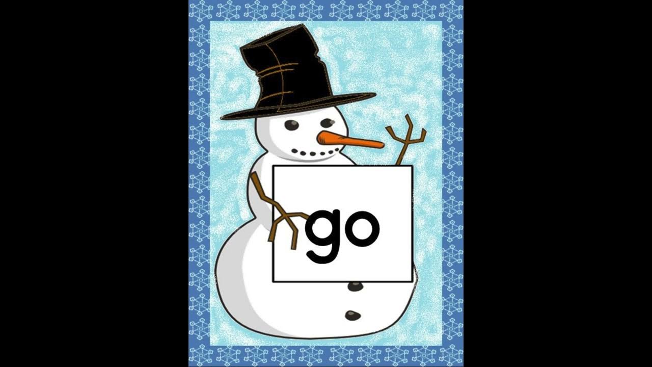 Master Dolch Pre-Primer Sight Words | Winter Fun with Snowman ...