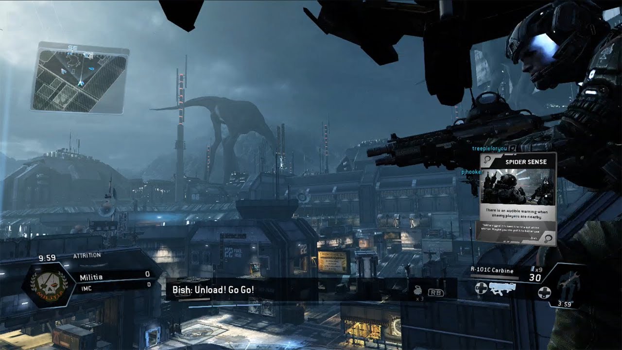 Titanfall Story Campaign Militia 07 The Three Towers Xbox One - YouTube