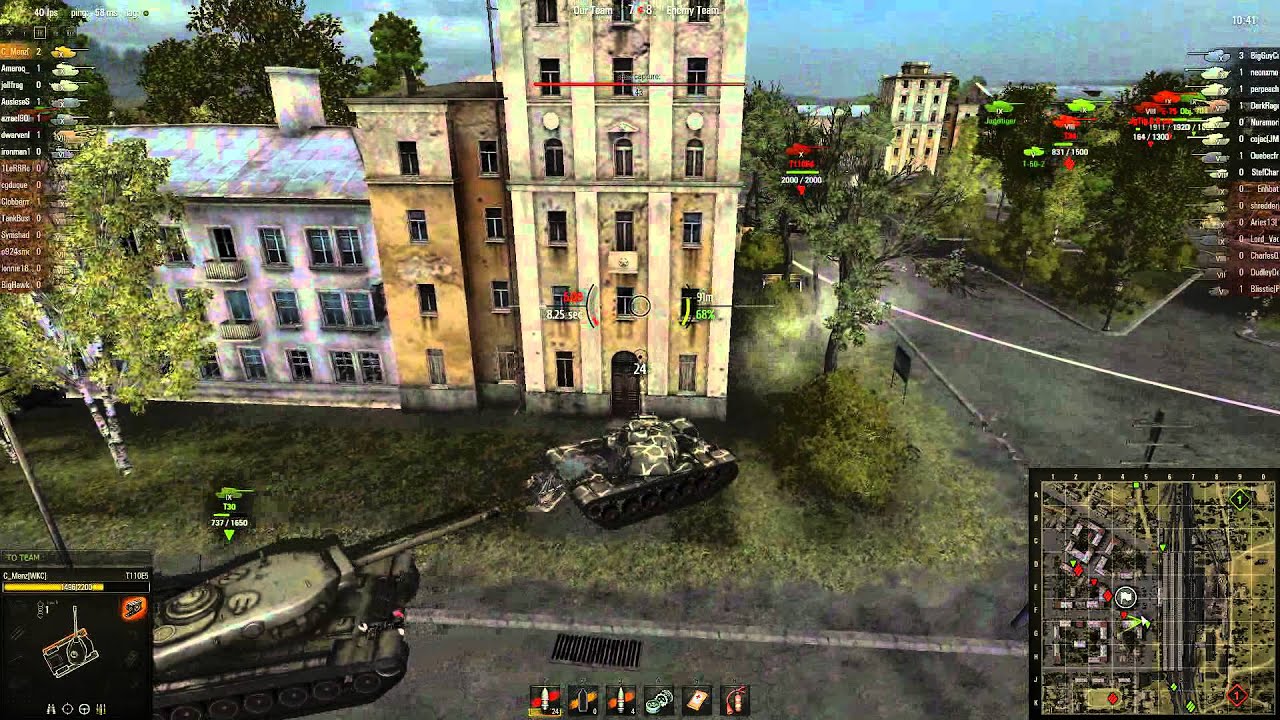 World of Tanks: T110E5 Ensk Encounter Epic Match - YouTube
