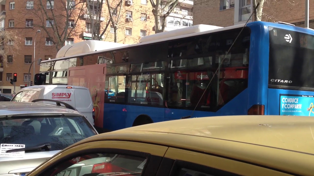 Here is the 149 bus in Madrid - YouTube