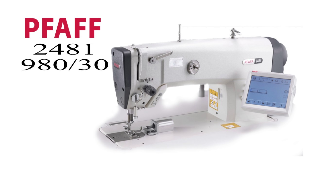 PFAFF 2481-980/30 (IMT) - YouTube
