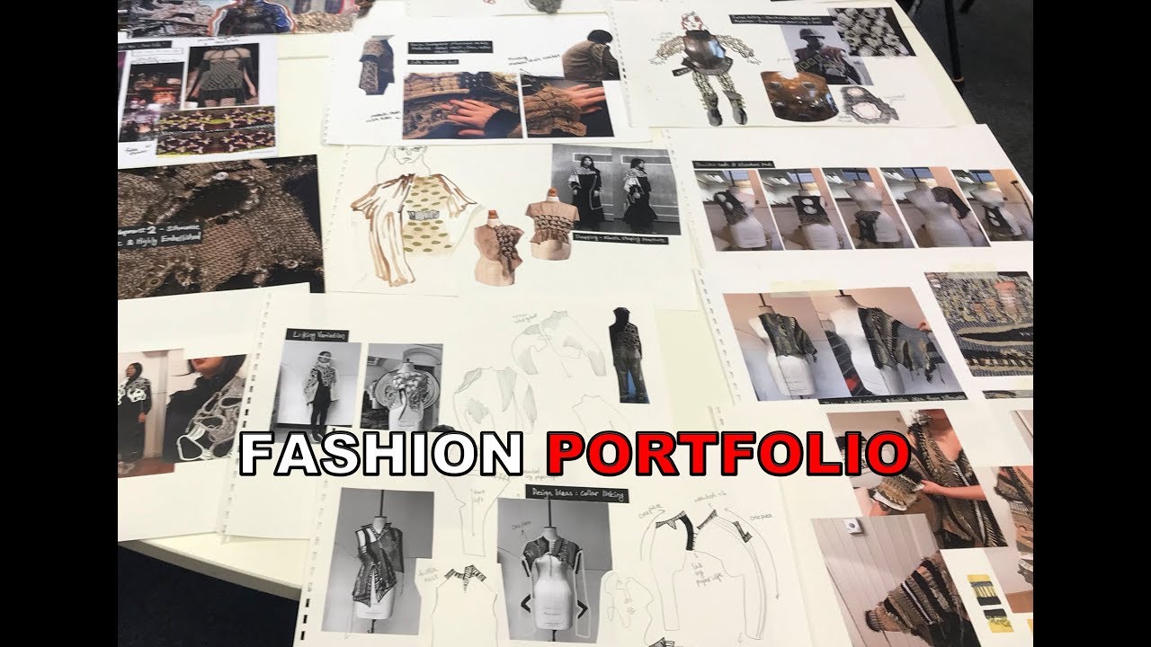 My Fashion Knitwear Portfolio - London College of Fashion (UAL) - YouTube