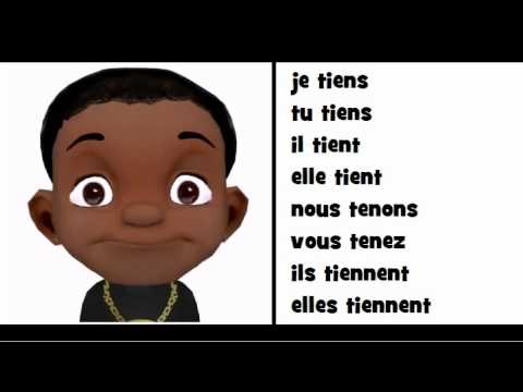 COMPTINE GRAMMATICALE = Le verbe tenir - YouTube