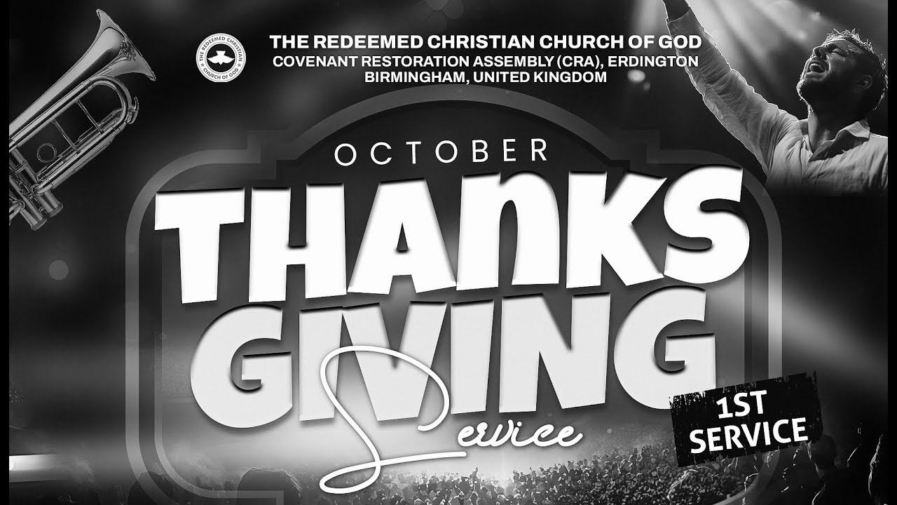October Thanksgiving Service || 1st Service || Sunday, 6th October 2024 ...
