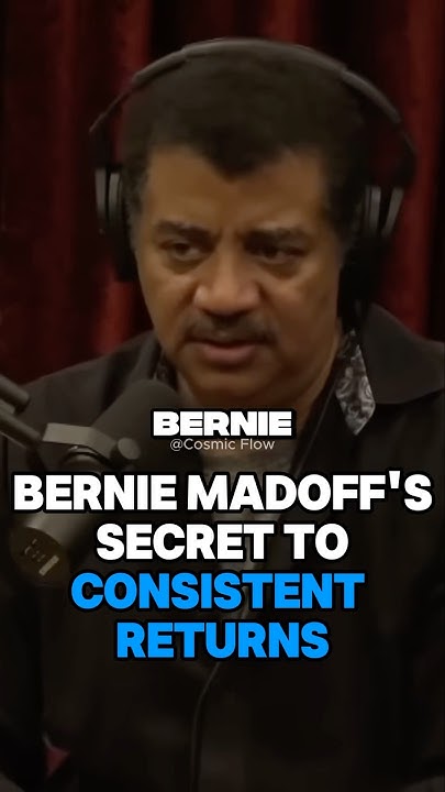 Bernie Madoff's Secret To Consistent Returns w/Neil deGrasse Tyson ...