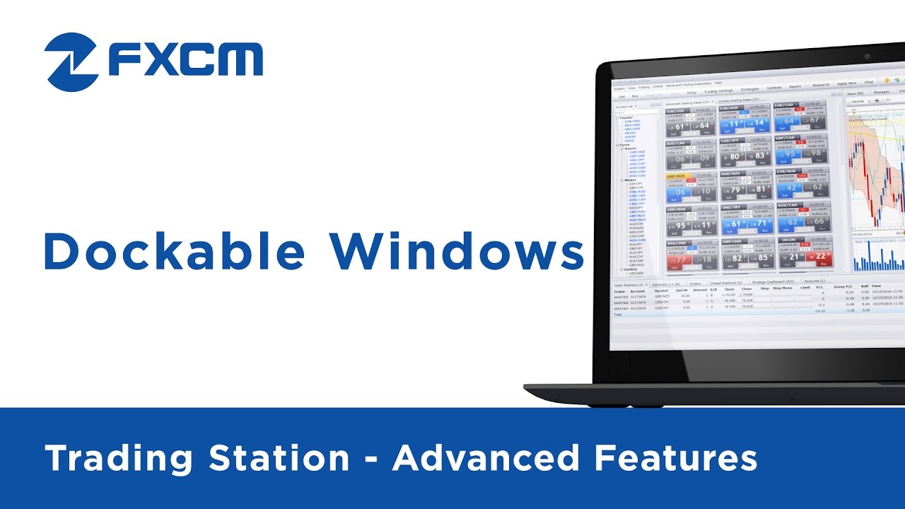 Dockable Windows | FXCM Trading Station II - YouTube