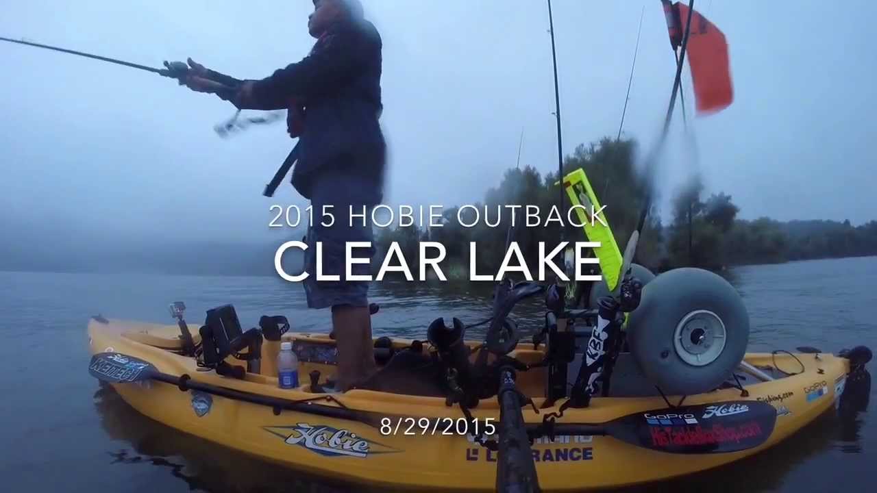 clear lake kayak fishing - YouTube