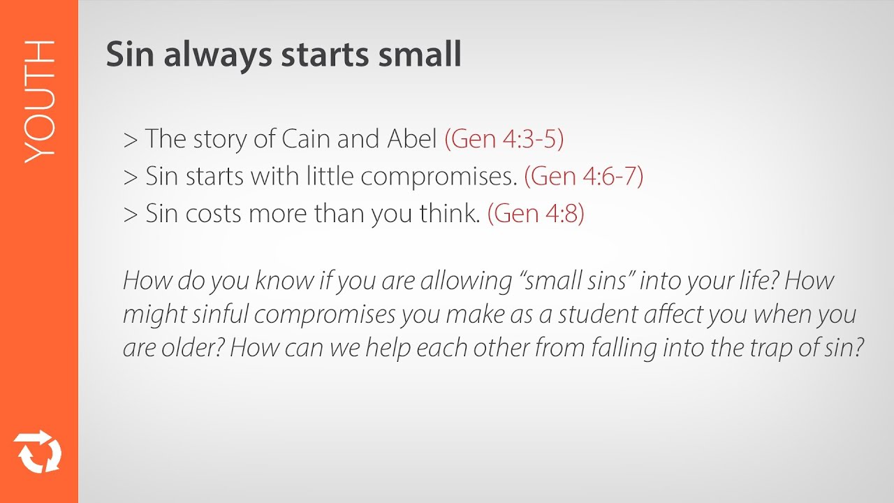 YOUTH - Sin always starts small - YouTube