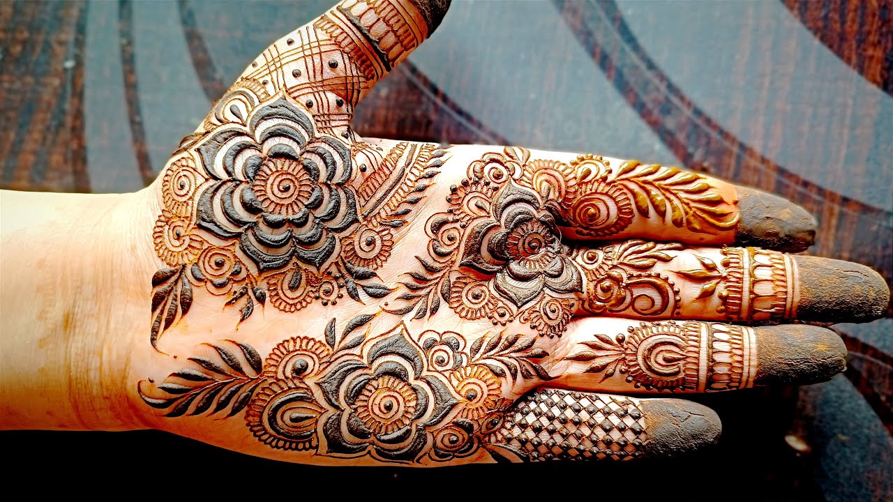 Simple patches mehndi design | Latest simple mehndi design | Easy ...
