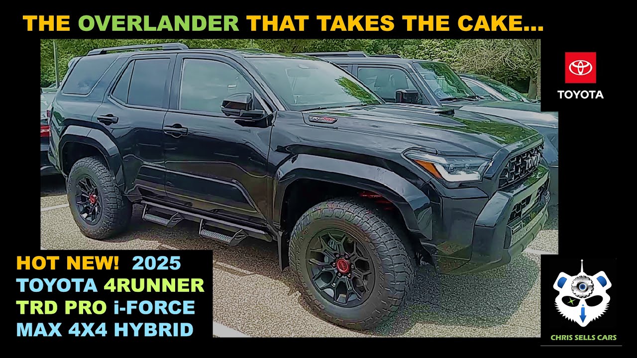 New Redesigned 2025 Toyota 4Runner TRD PRO i-Force Max Midnight Black ...
