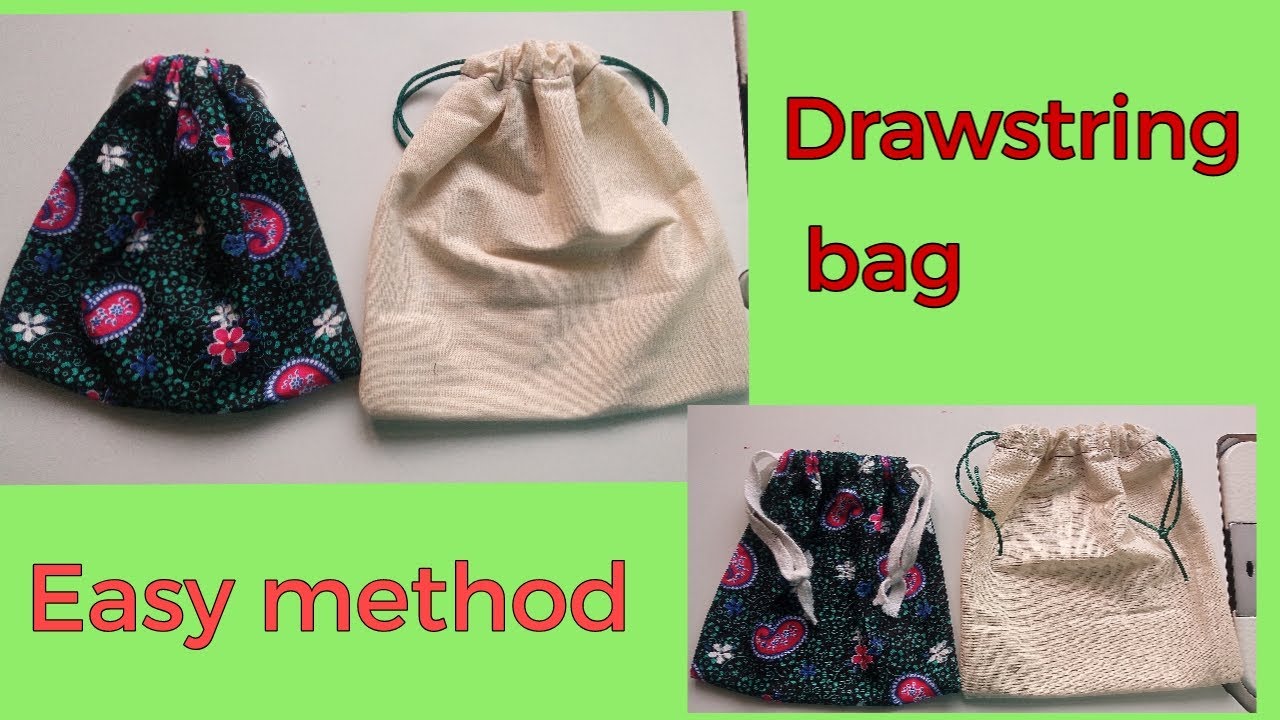 Drawstring Bag Surukku Pi Diy Multiple Purpose Drawstring Bag How To