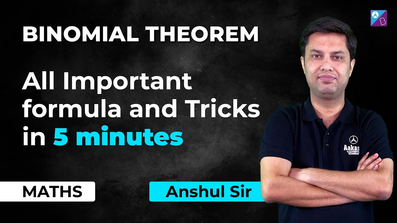 Binomial Theorem Class 11 Maths All Important Formulas Tricks For JEE