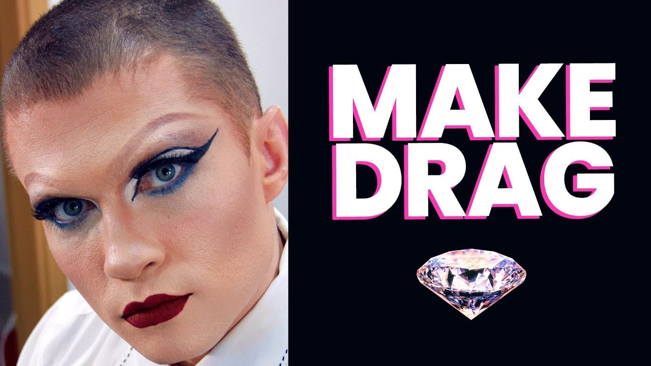 Maquiagem Drag 📚Blue Queen - YouTube