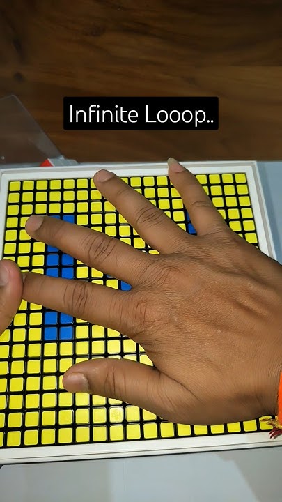 The Infinite Loop of Rubik's Cube -1😱 #shorts #rubikscube - YouTube