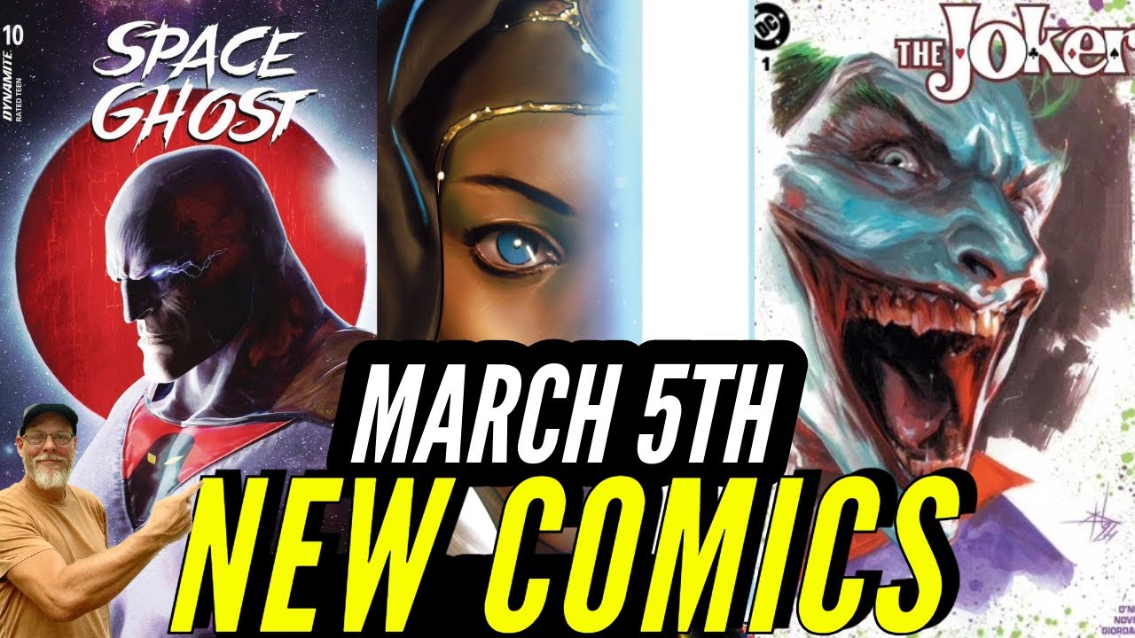 NEW COMIC BOOKS RELEASING MARCH 5TH 2025 DC MARVEL COMICS PREVIEWS ...