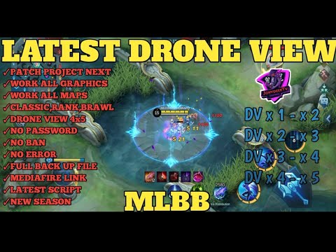 LATEST DRONE VIEW MOBILE LEGENDS | NO PASSWORD | WORK ALL MAPS ...