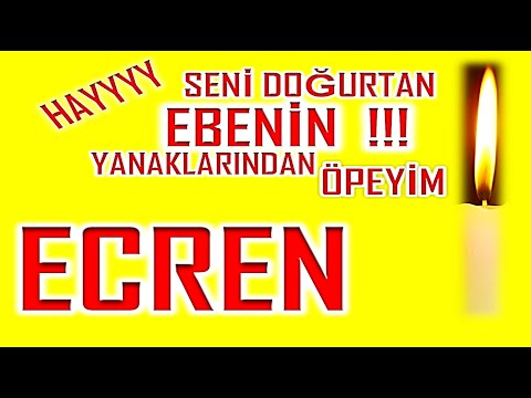 İyi ki Doğdun Ecren İsme Özel Komik Doğum Günü Şarkısı
