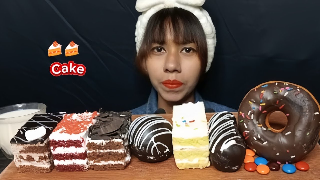 Eating delicious chocolate cake । chocolate cake eating challenge ...