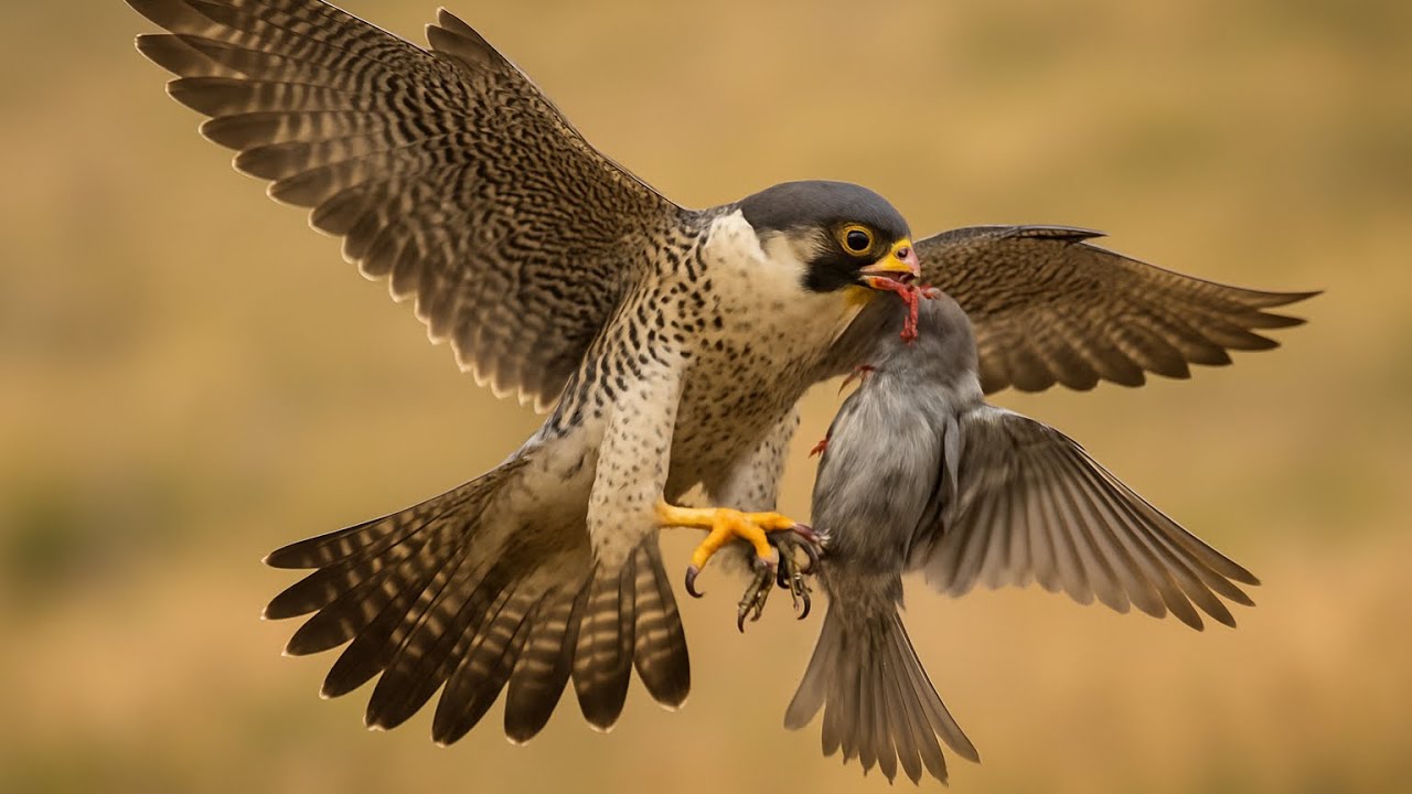 Falcon vs Birds | Real Wildlife Hunting Moments” - YouTube