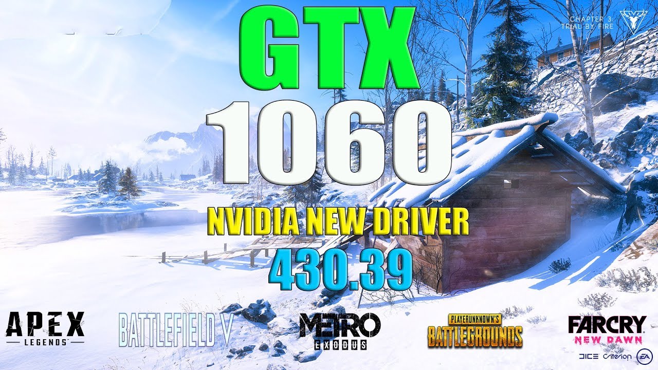 NVIDIA New Driver 430.39 on GTX 1060 6GB Test in 5 Games - YouTube