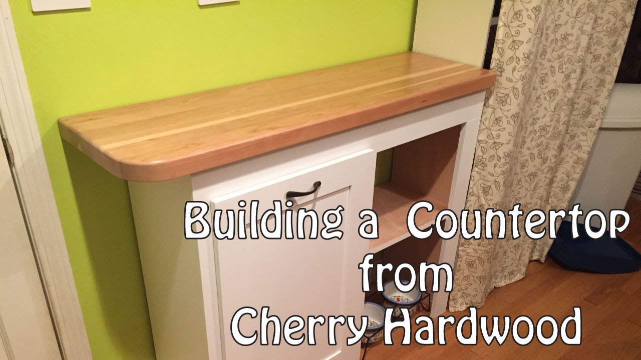 Cherry Countertop Build - YouTube