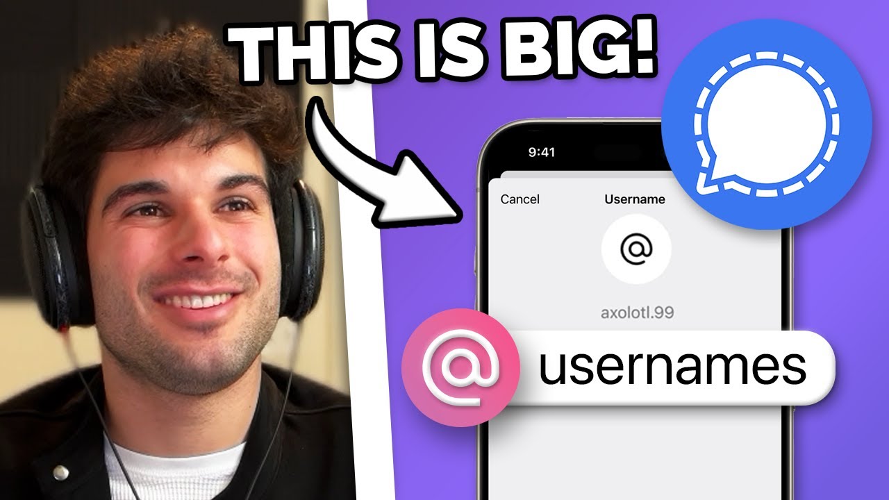 Signal FINALLY Rolls Out Usernames! - YouTube