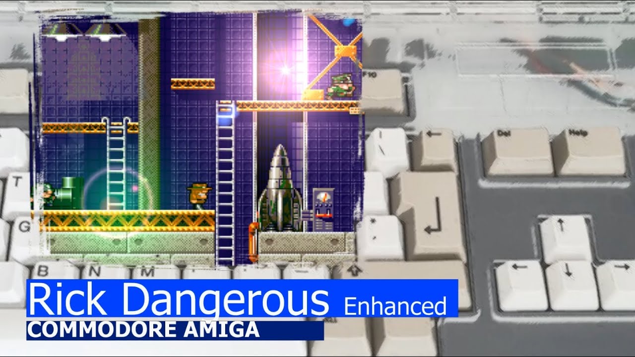 Commodore Amiga -=Rick Dangerous=- enhanced version RC Gold - YouTube