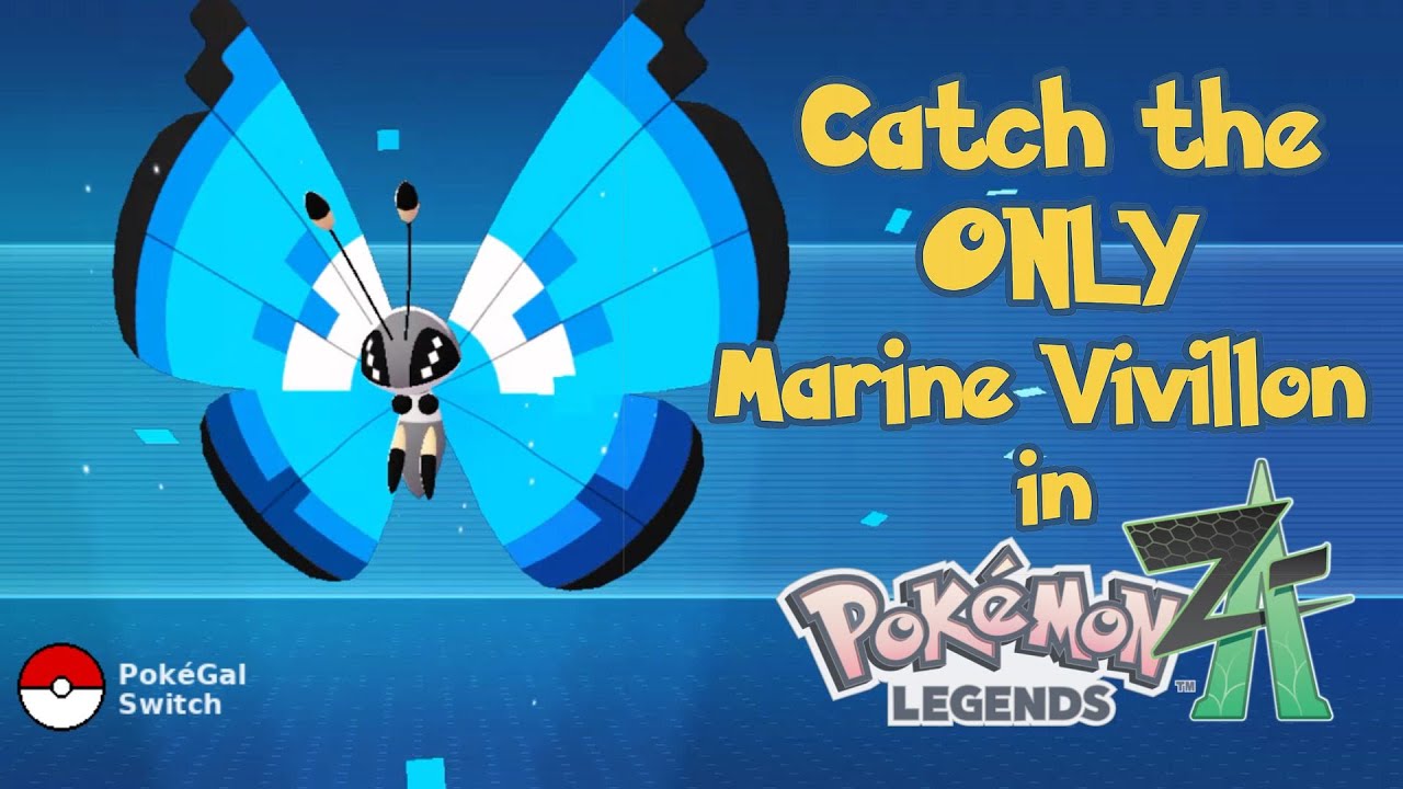 How to get the ONLY Marine Pattern Vivillon in Pokémon Legends Z-A ...