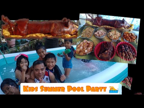 Kids Summer Pool Party 🏊🏊 - YouTube