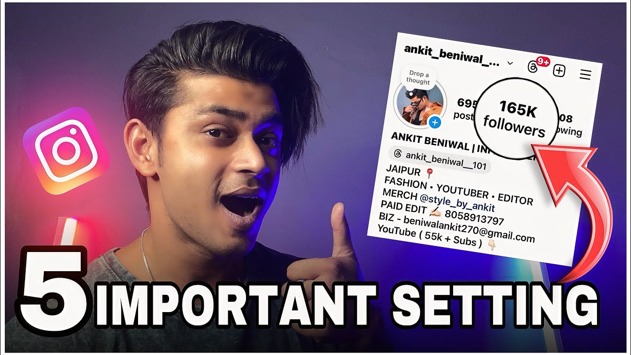 5 Instagram Settings you NEED to Know to Grow your Account ! ( FAST ...