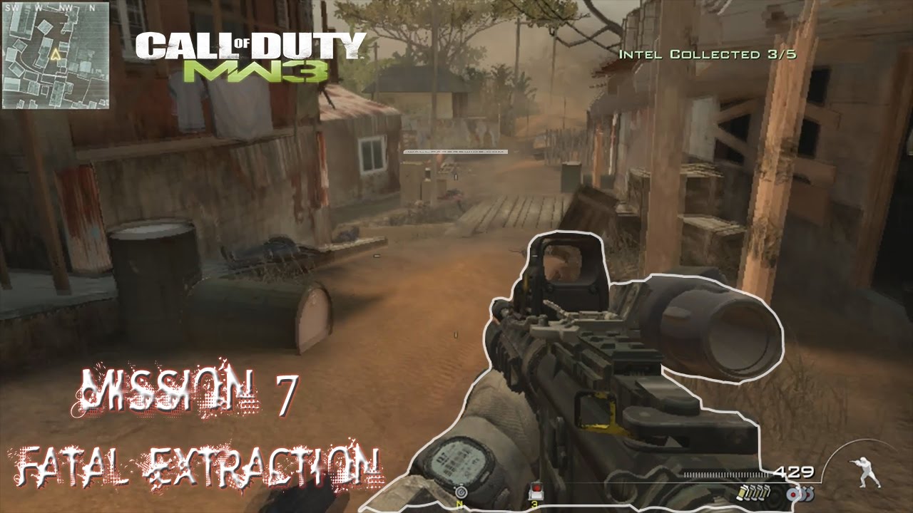 CoD MW3 Spec Ops Missions 7-Fatal Extraction (3 stars) - YouTube