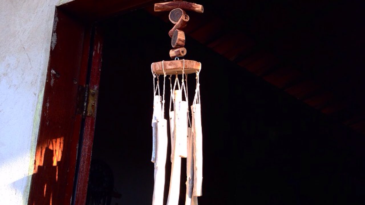 How To Build A Cute And Musical Wooden Wind Chime - DIY Home Tutorial ...