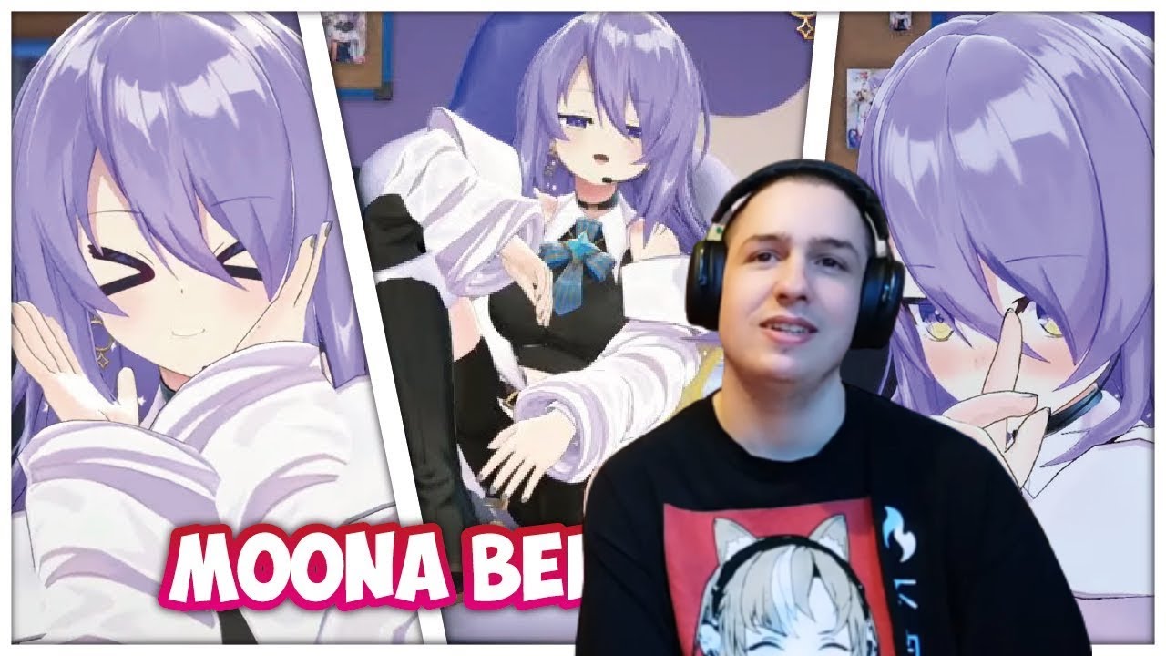 5 minutes of Moona being Moona on her 3D showcase...Hololive Reaction ...