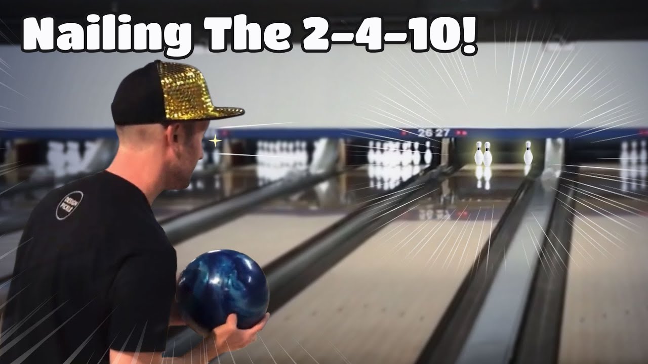 Awesome 2-4-10 Split Pickup #Bowling - YouTube