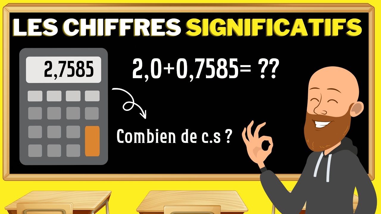 Les chiffres significatifs (règles lors des opérations) - YouTube