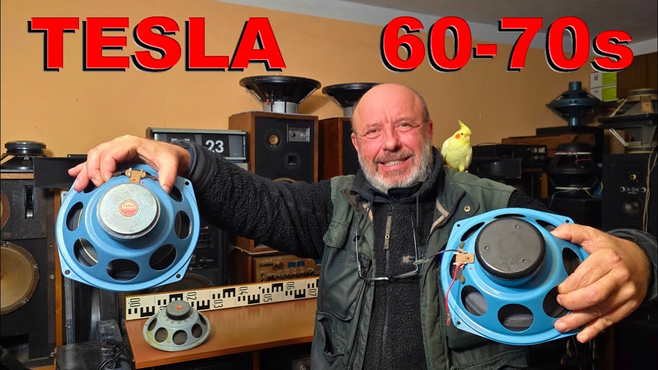 60s - 70s Vintage TESLA BASS SPEAKERS - TESLA ARZ 669 vs TESLA ARN 664 ...