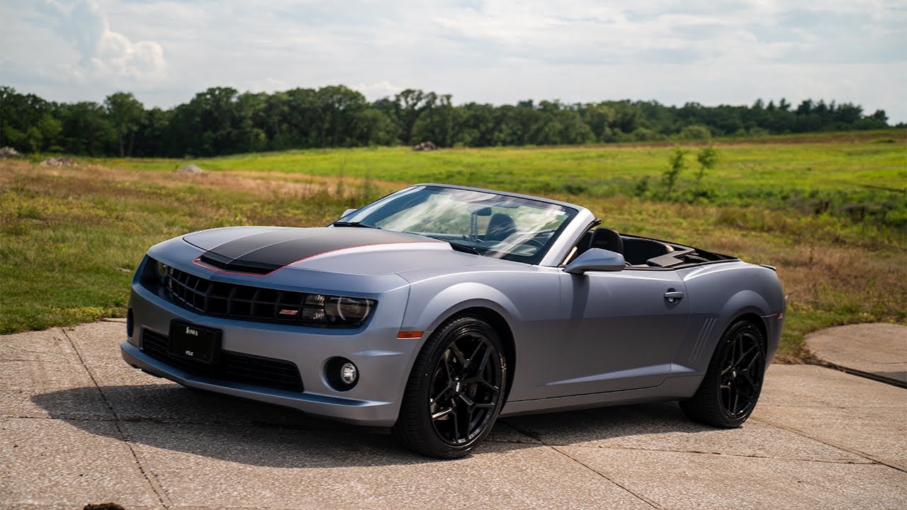Wrapping THIS Camaro Matte Silver Metallic! - YouTube
