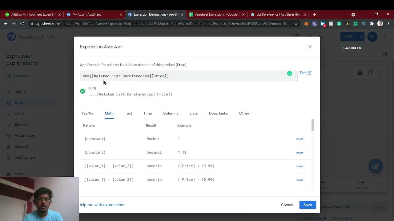 List Dereference in Appsheet | Sorting in Appsheet | ORDERBY() Expressions in Appsheet - YouTube