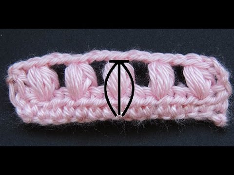 Curso Basico de Crochet : Punto Puff - YouTube