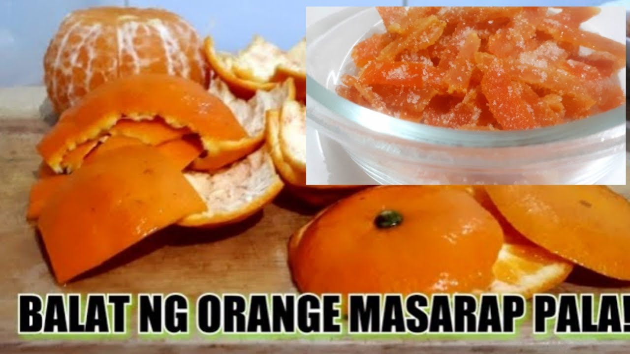 ORANGE PEEL CANDY..HOMEMADE ORANGE CANDY.. - YouTube