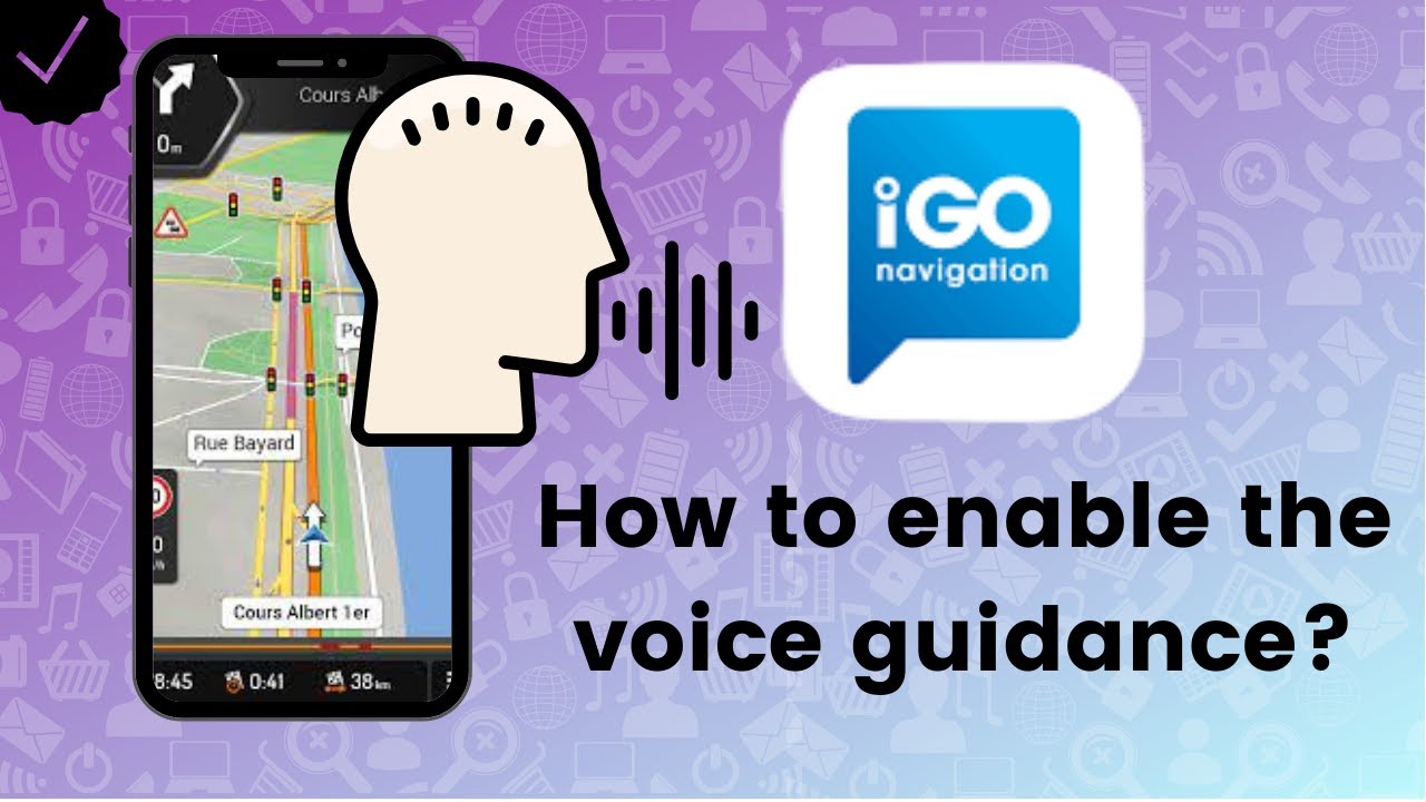 How to enable the voice guidance function in IGO Navigation? - YouTube