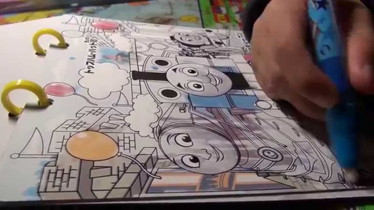 Thomas and friends Watercolor pencil (by hiroki ) - YouTube