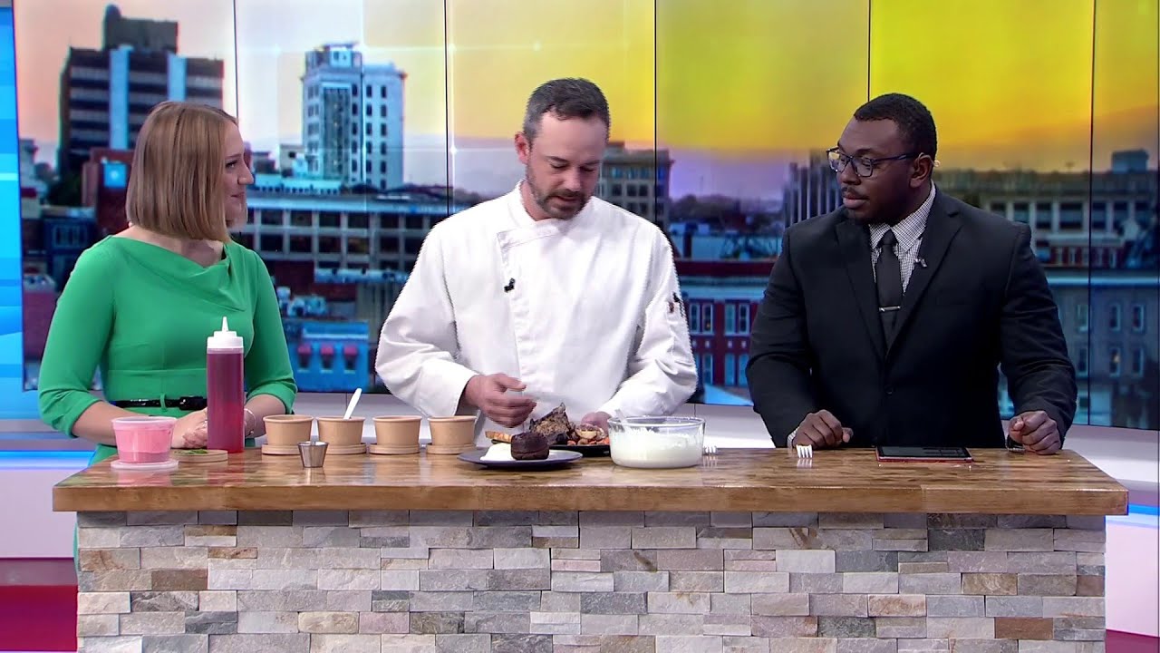 Chef Loren Hunter with Palisades in Giles County at WSLS - YouTube