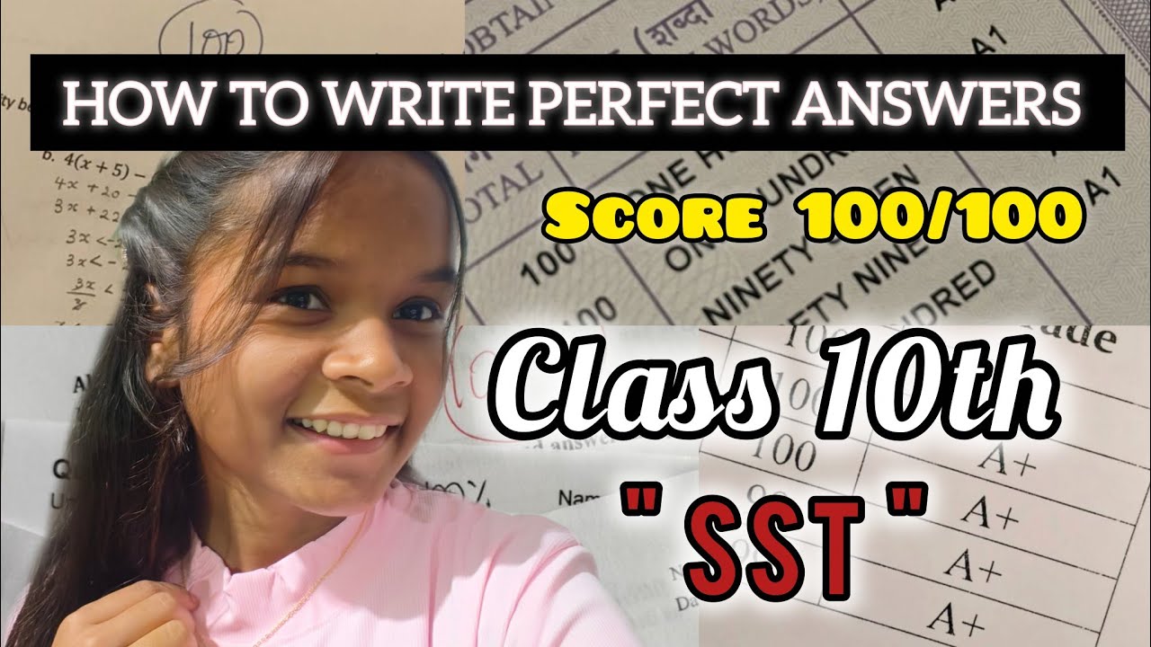 How to write perfect answers | SST | Class 10th| Must watch - YouTube
