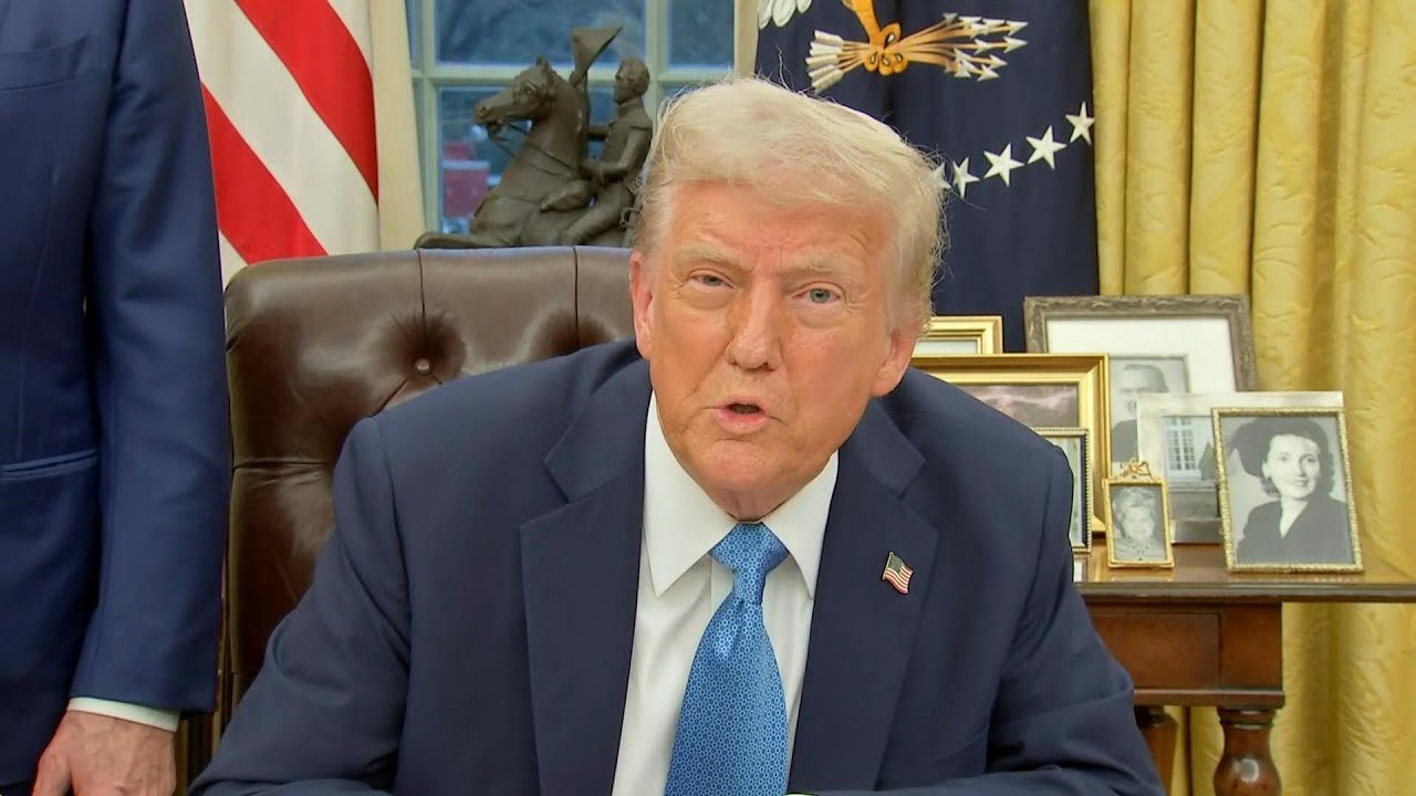 Trump says will 'absolutely' impose tariffs on EU | AFP - YouTube
